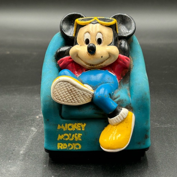 Disney | Toys | Mickey Mouse Blue And Yellow Kids Transistor Radio From ...